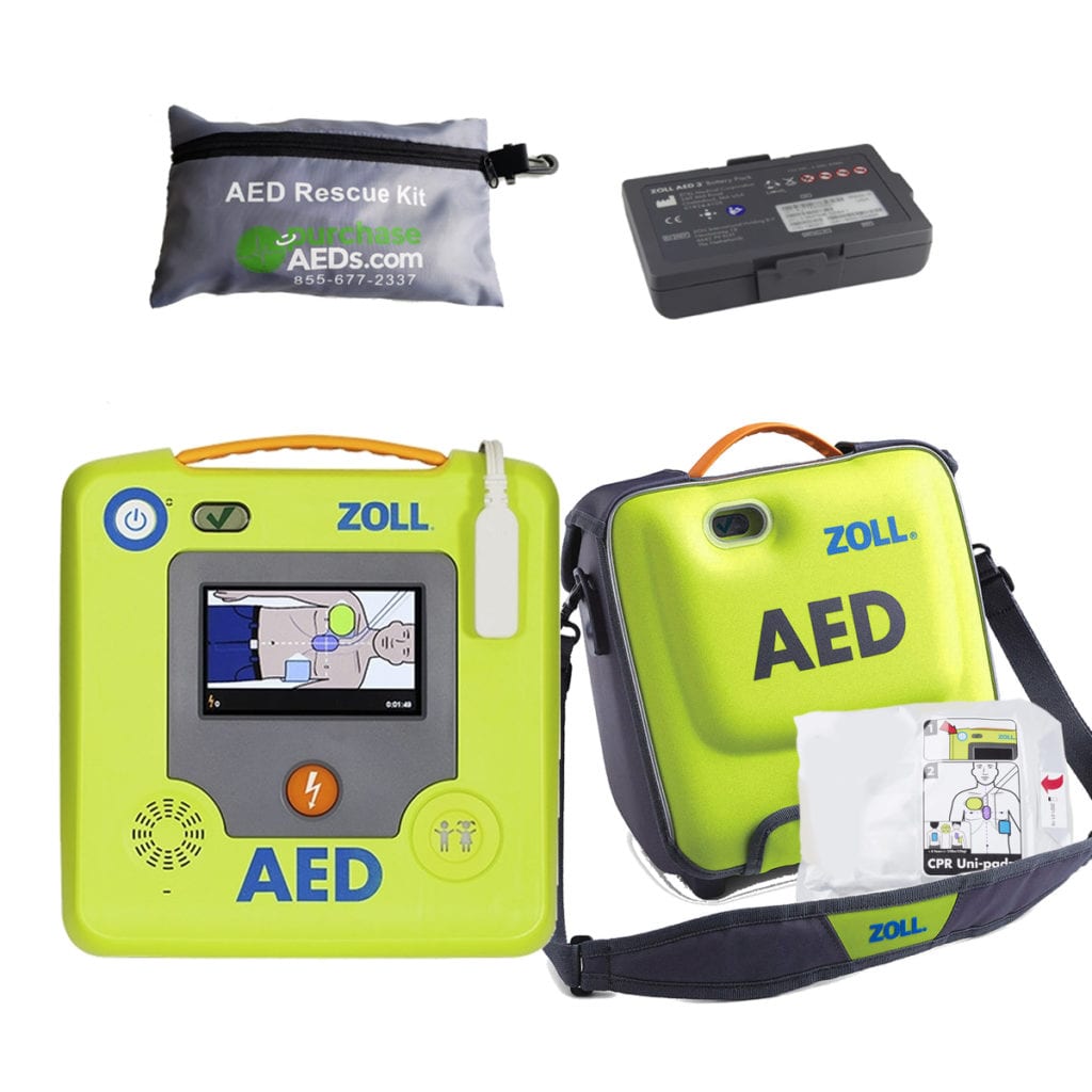 ZOLL AED 3 Portable Bundle - AED One-Stop Shop